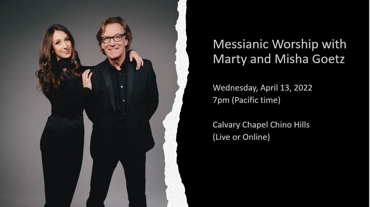 Marty and Misha Goetz at CCCH Tonight! – Looking for the Blessed Hope